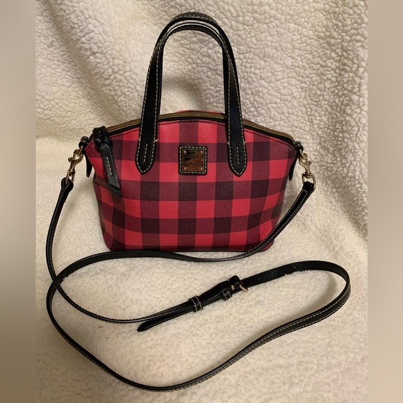 Dooney & Bourke | Bags | Dooney Bourke Tucker Ruby Buffalo Plaid ...